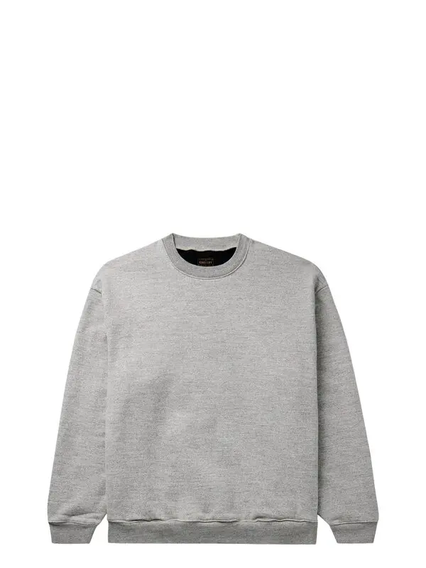 Kapital Patchwork Cotton-blend Jersey Sweatshirt - Gray