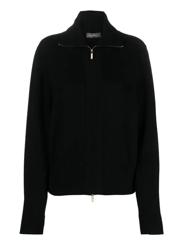 Lorena Antoniazzi Virgin Wool-blend Cardigan - Black
