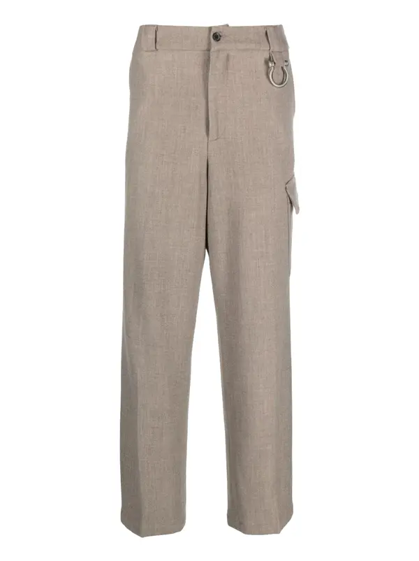 PAURA Cargo-pocket Trousers - Neutrals