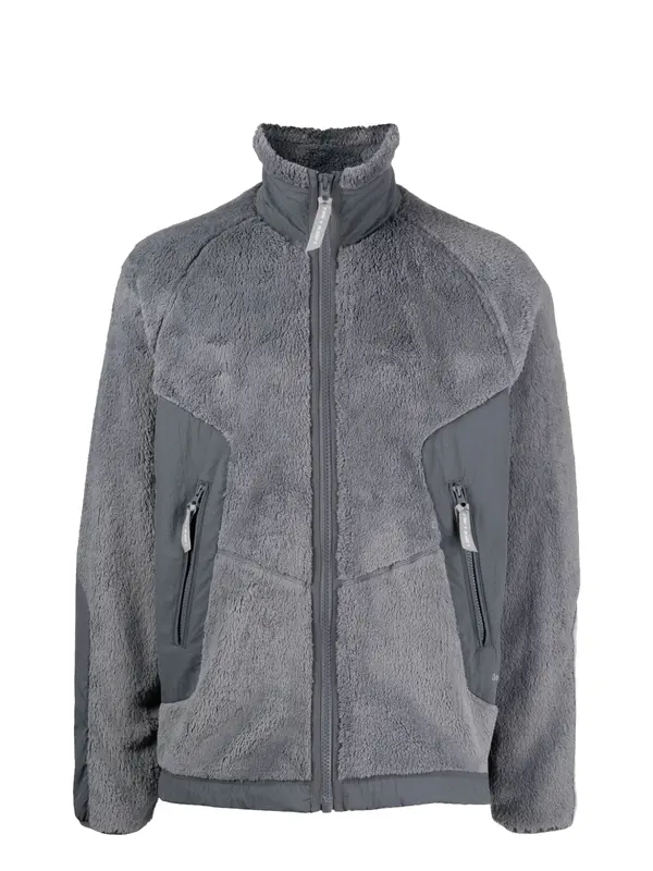 SPOONYARD Zip-up Fleece Jacket - Grey