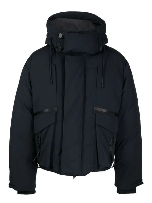 SPOONYARD Hooded Padded Jacket - Black