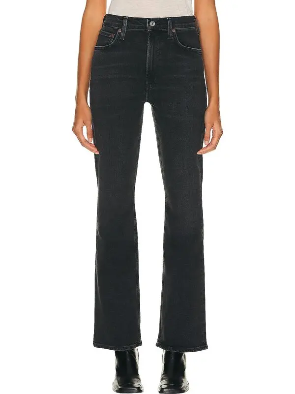 AGOLDE Nico High Rise Slim Boot Jeans - Hotline