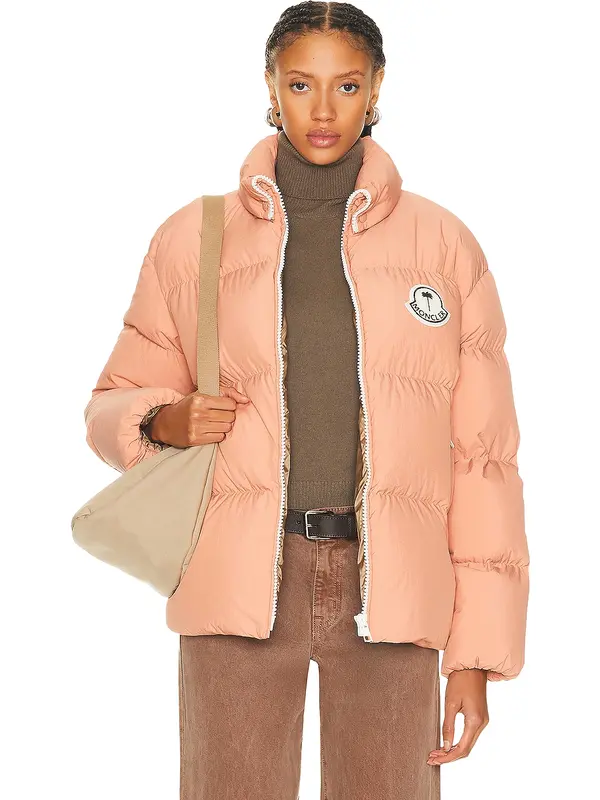 Moncler X Palm Angels Rodmar Puffer Jacket - Pink