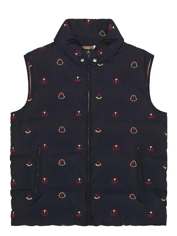 Moncler X Palm Angels Henon Vest - Navy