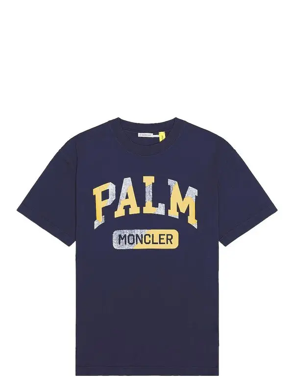 Moncler X Palm Angels Palm T-shirt - Blue