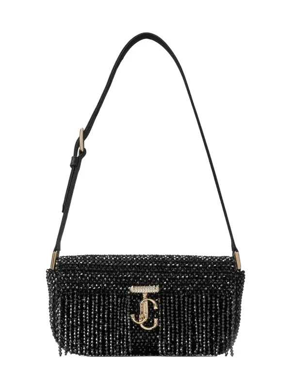 JIMMY CHOO Mini Avenue Shoulder Bag - Black
