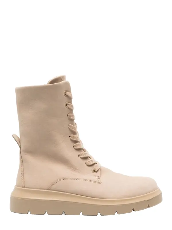Ecco Nouvelle Lace-up Suede Boots - Neutrals