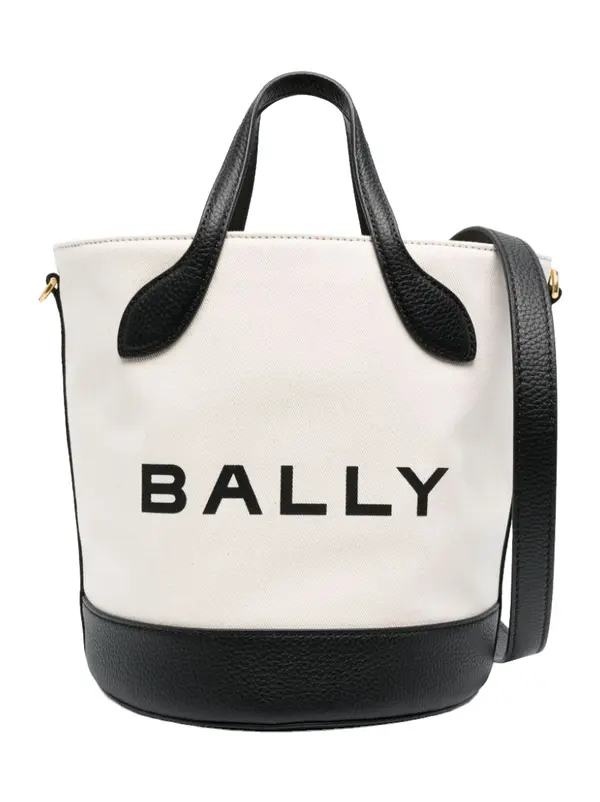 Bally Bar 8 Hours Bucket Bag - White