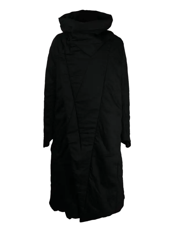 JULIUS Bonded-seam Padded Coat - Black