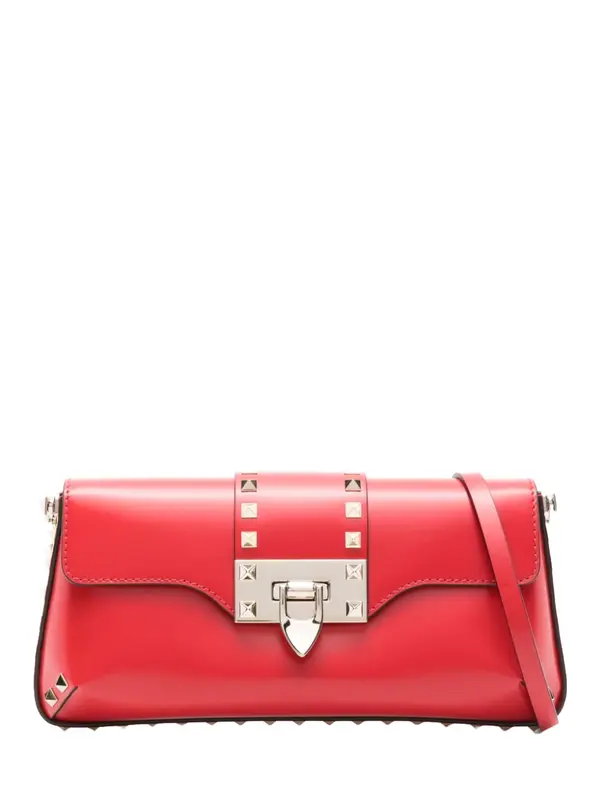 Valentino Garavani Rockstud Shoulder Bag - Red
