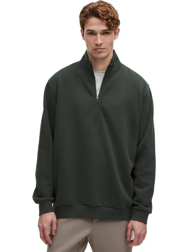 Lululemon Steady State Half Zip - Rainforest Green