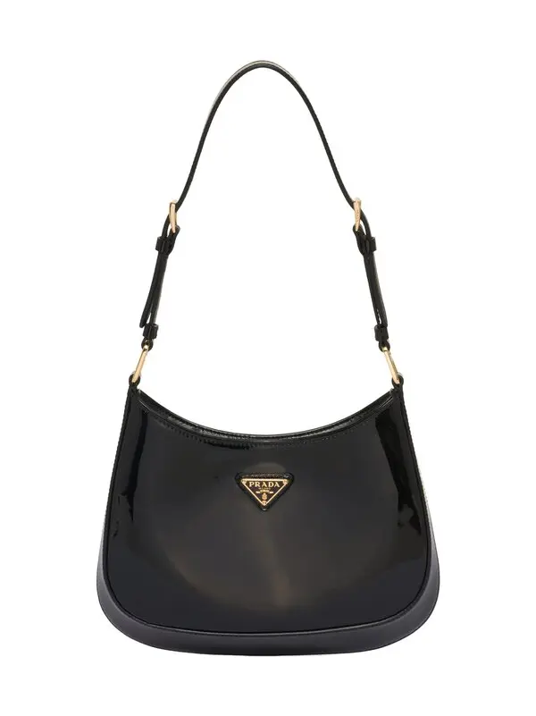 Prada Cleo Patent Leather Bag - Black