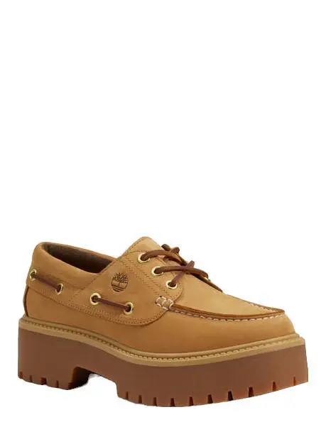 Timberland Stone Street Platform Boat Shoe - Wheat
