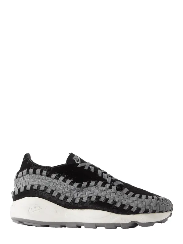 Nike Footscape Calf Hair Sneakers - Black