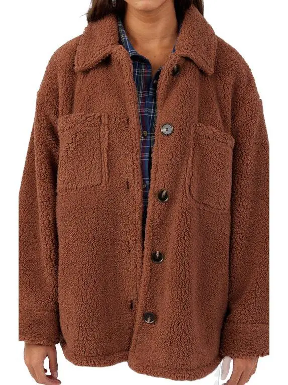O'Neill Heath Fleece Jacket - Tobacco