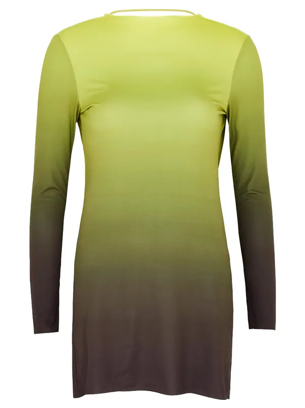 Gimaguas Alba Ombré Jersey Mini Dress - Green