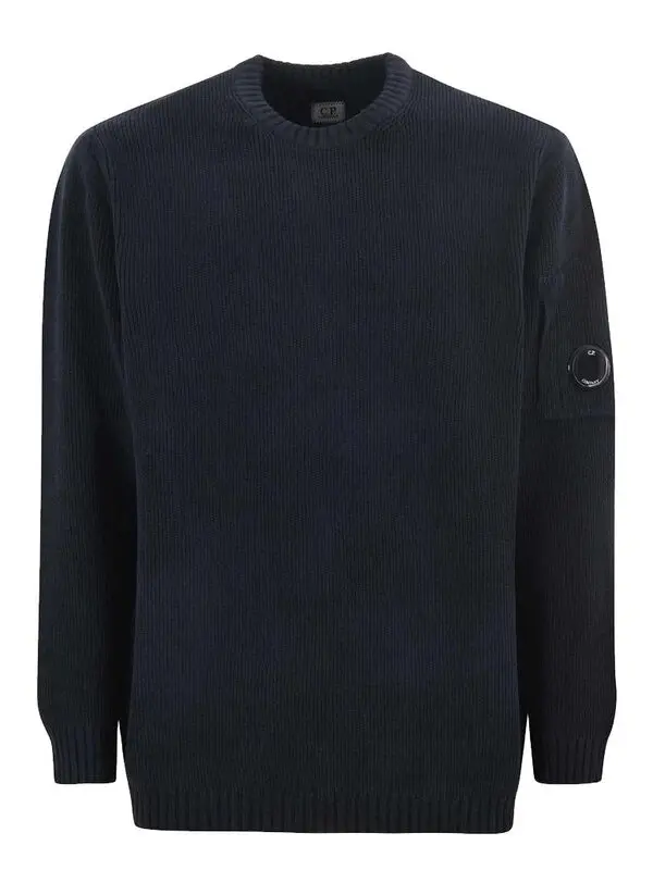 C.P. COMPANY Crewneck Sweater - Blue