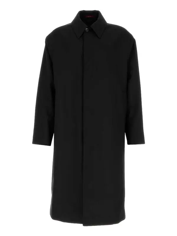 Gucci Wool Overcoat - Black