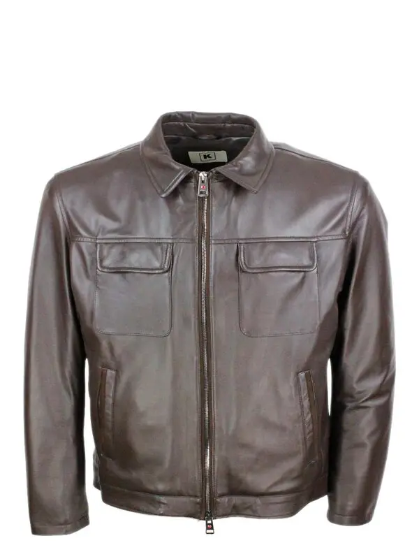 KIRED Leather Jacket - Brown
