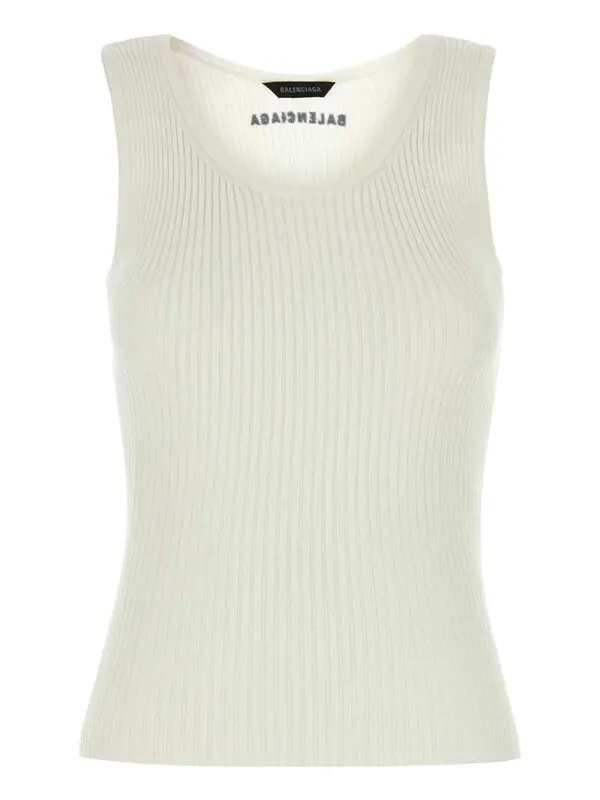 Balenciaga Tank Top - White