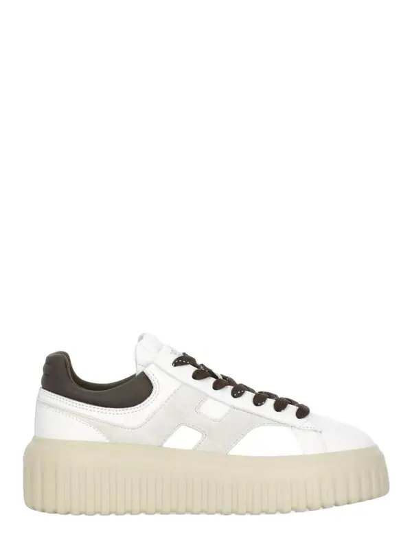 Hogan Smooth Leather Sneakers - White
