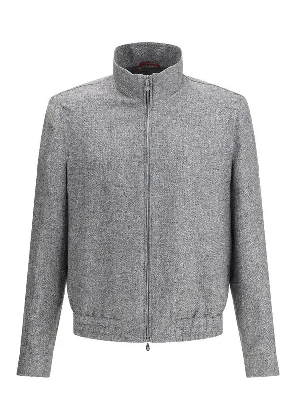 Brunello Cucinelli Bomber Jacket - Grey