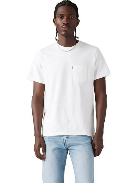 LEVI'S Classic Pocket T-shirt - White Slub