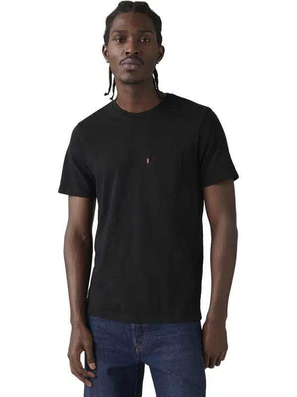 LEVI'S Classic Pocket T-shirt - Mineral Black Slub