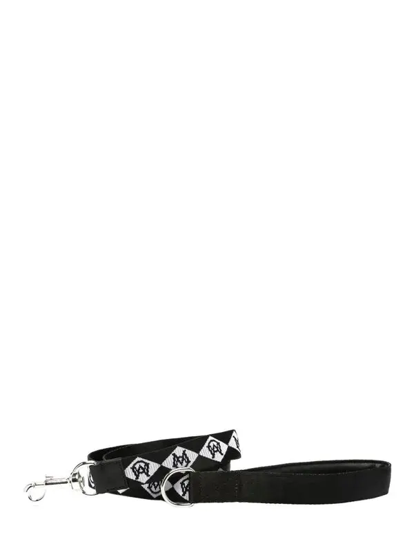 MONCLER X POLDO Monogram Dog Leash - Black