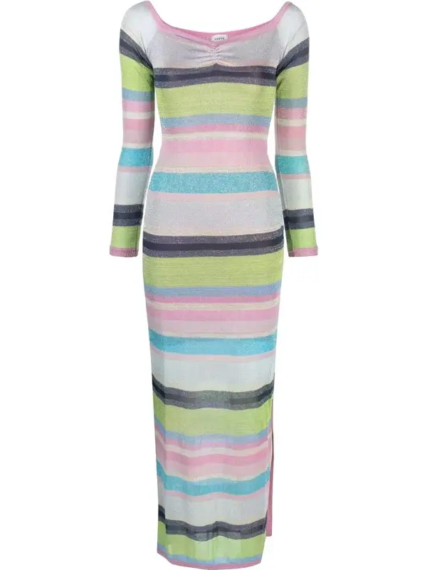 Suboo Zephyr Striped Maxi Dress - Pink