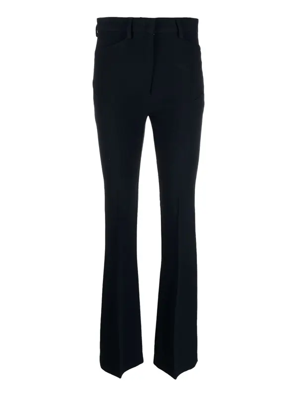N°21 Pressed-crease Tailored Trousers - Blue