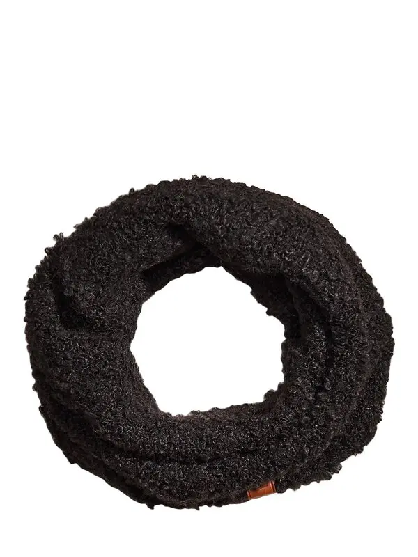 COACH Restored Fleece Textured Snood - Black
