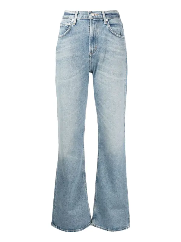 Citizens Of Humanity Vidia High-waisted Flared Jeans - Blue