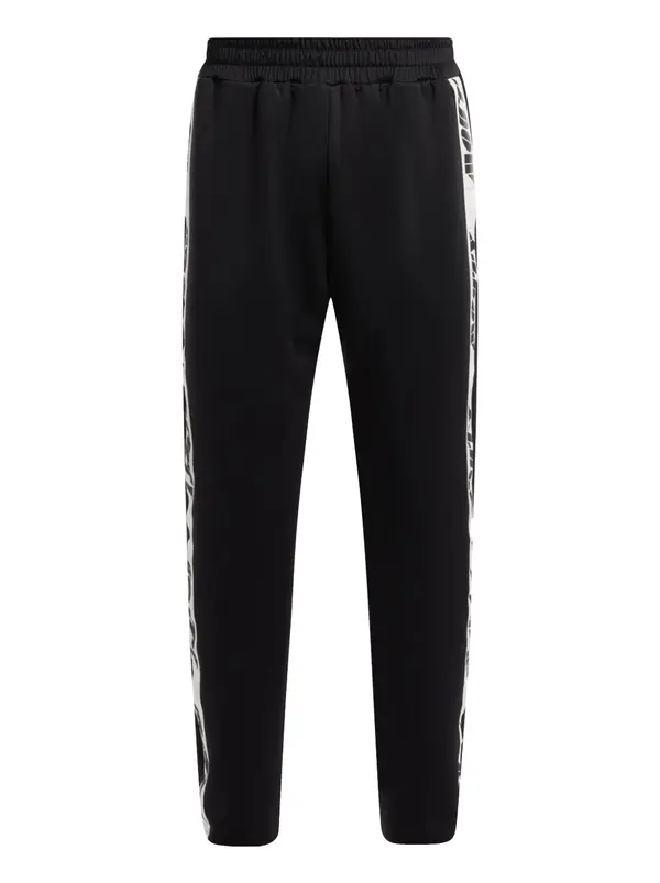 MOUTY Logo-print Elasticated-waist Track Pants - Black
