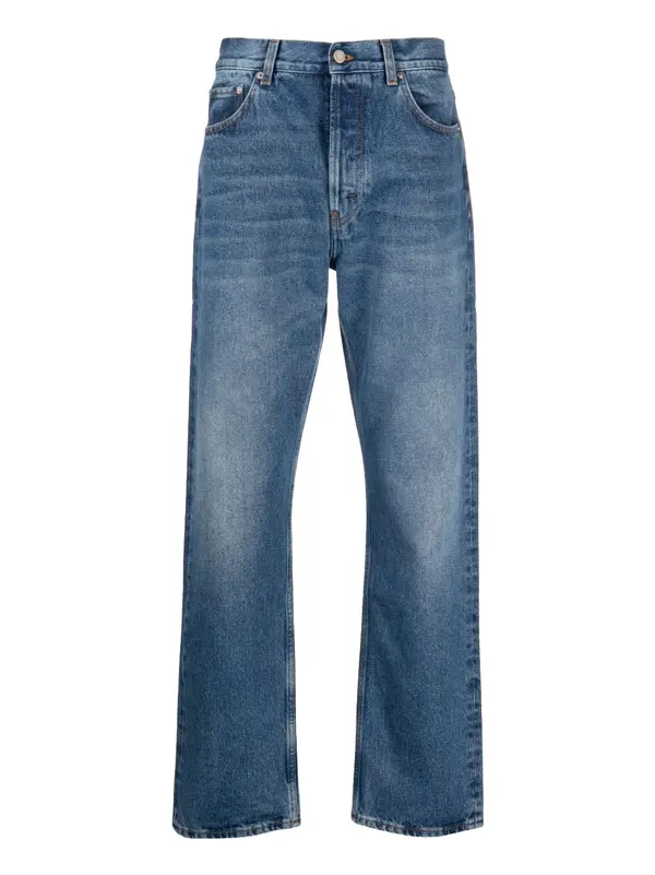 Séfr Mid-rise Straight-leg Jeans - Blue