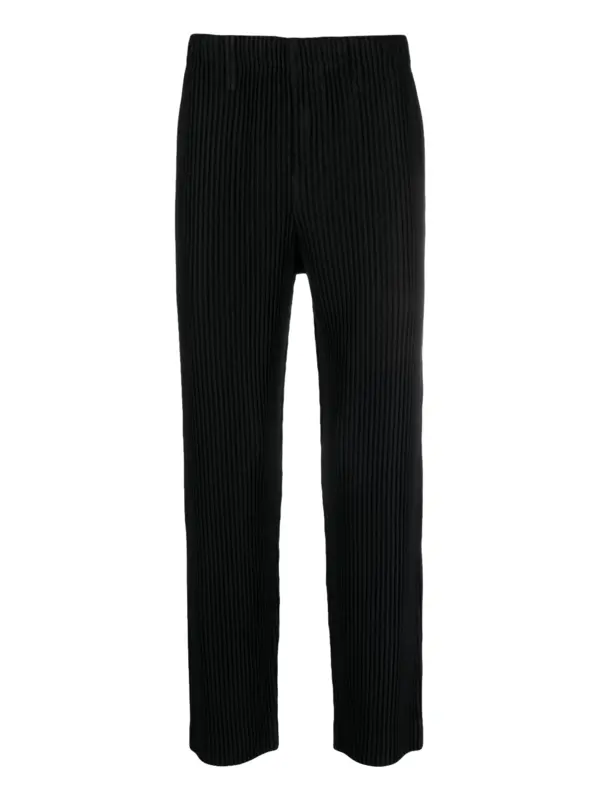 Issey Miyake Monthly Colours September Plissé Trousers - Black