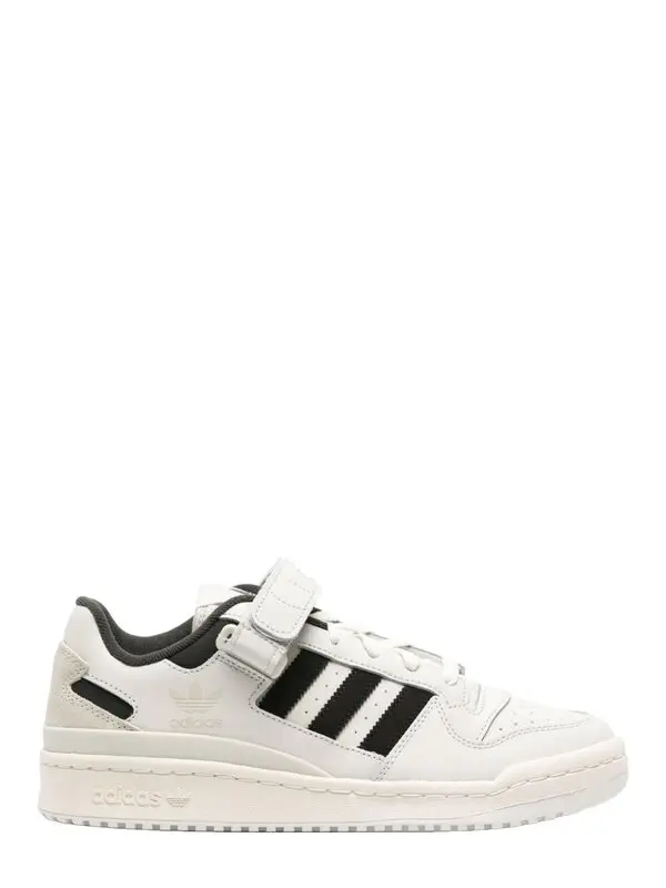 Adidas Forum Touch-strap Lace-up Sneakers - White