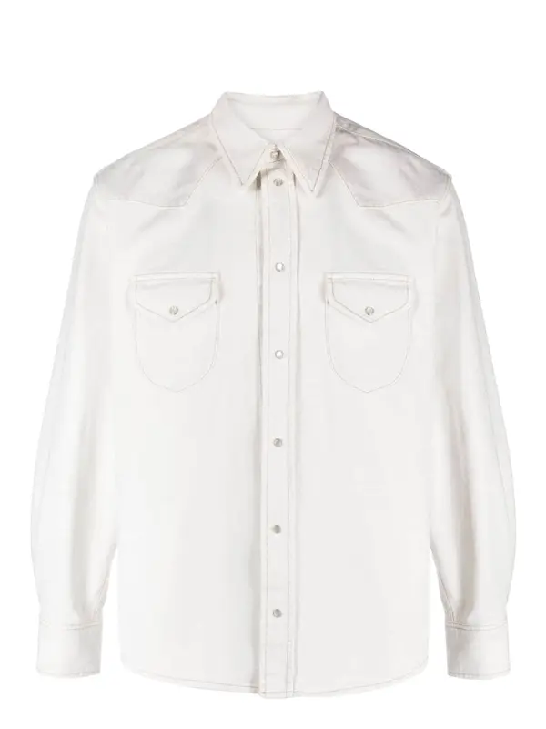 Bally Flap-pockets Cotton Shirt - White