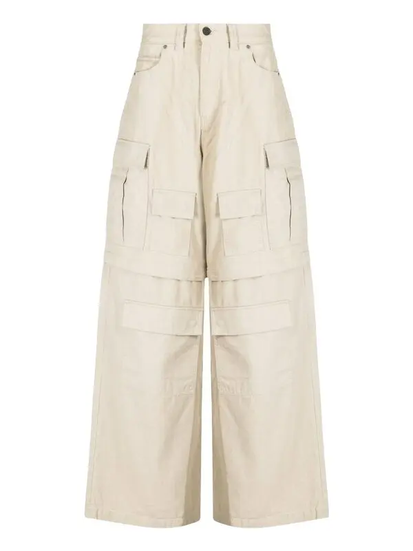 AMBUSH Wide-leg Cargo Trousers - Neutrals