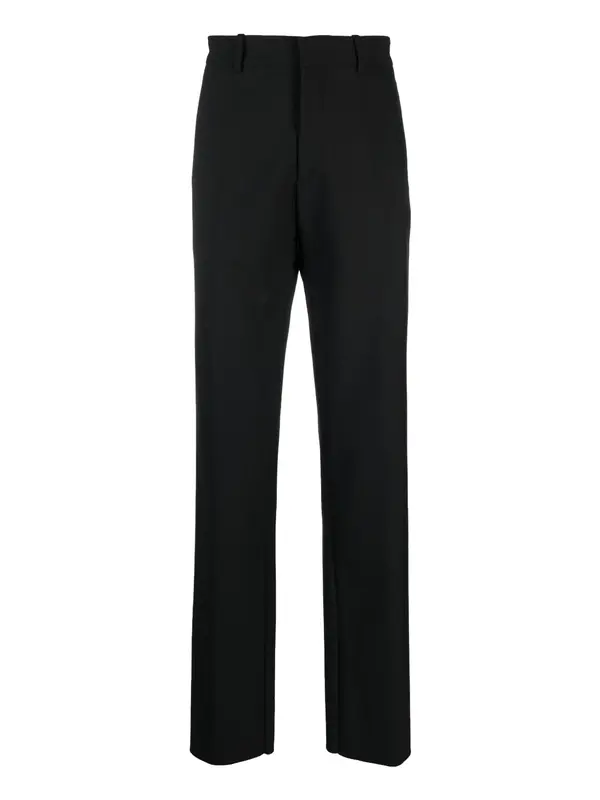 Off-White Straight-leg Tailored Trousers - Black