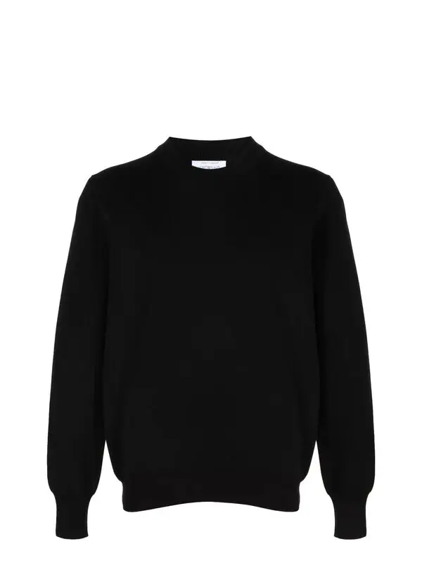 Off-White Arrows Motif Cotton Sweatshirt - Black