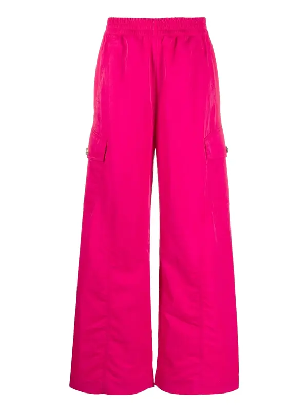Pinko Wide-leg Cargo Trousers - Pink