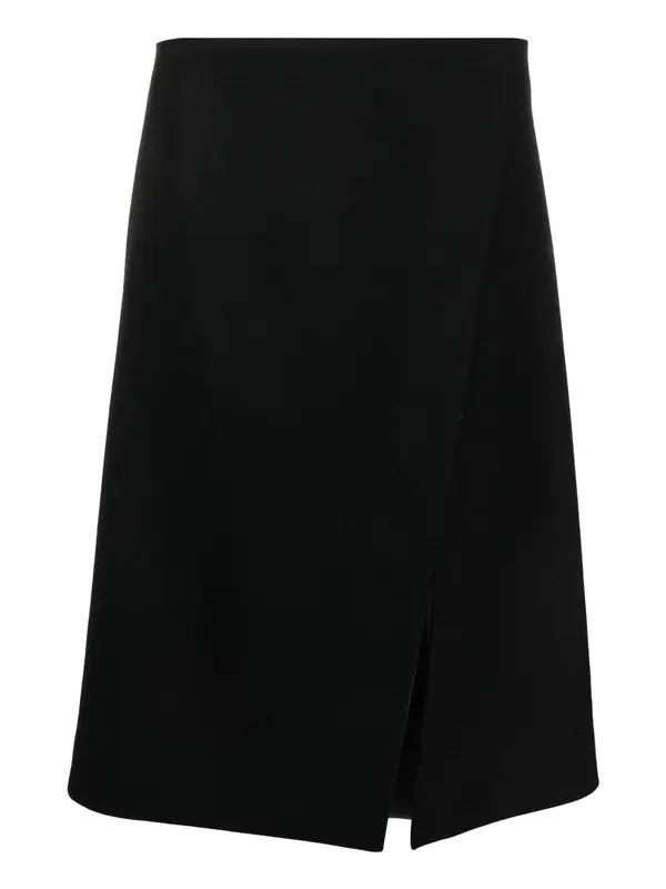 Stella McCartney Felted A-line Skirt - Black