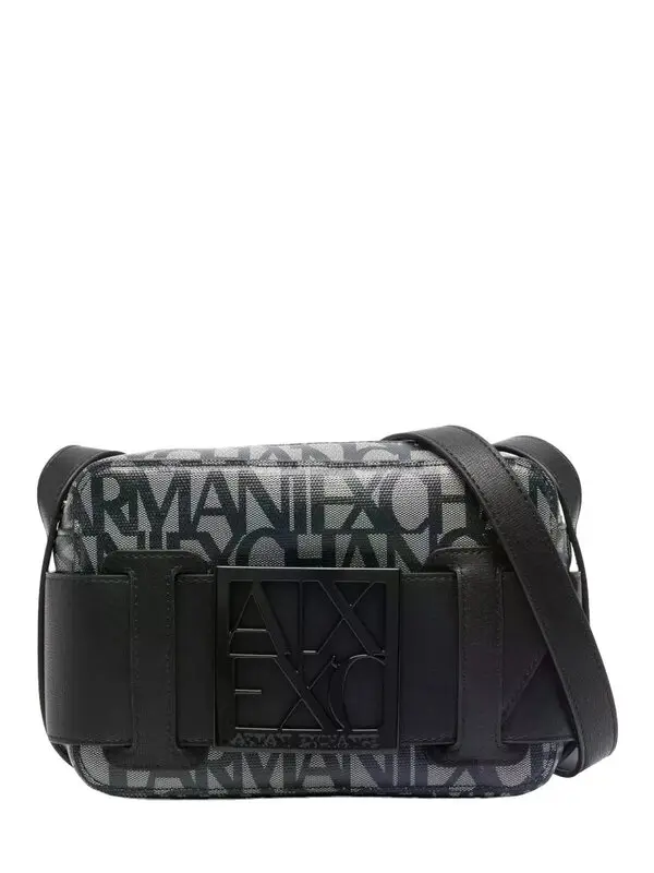 Armani Exchange Logo-plaque Camera Bag - Black