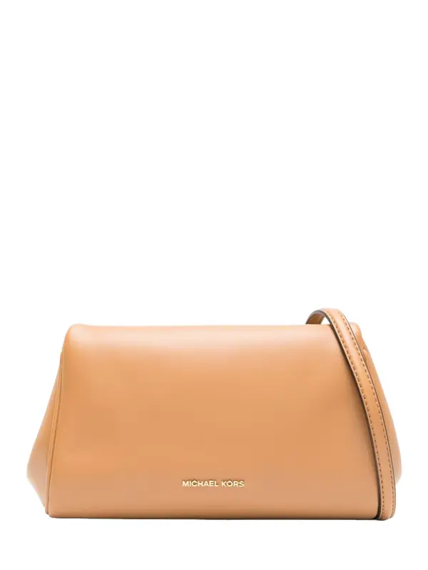 Michael Kors Belle Leather Crossbody Bag - Brown