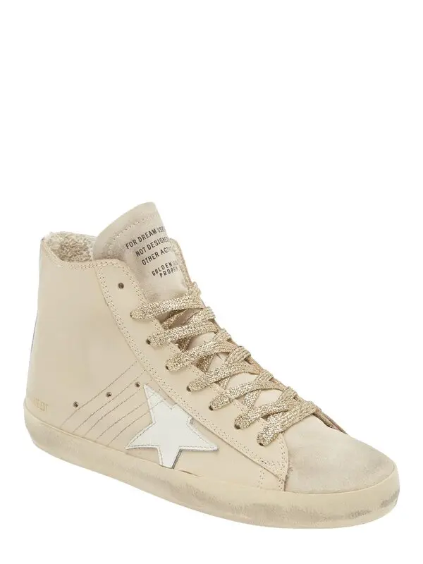 GOLDEN GOOSE Francy High-top Sneaker - Buttercream