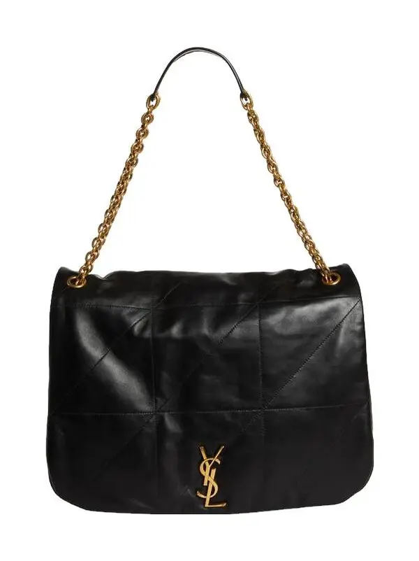 Saint Laurent Jamie 4.3 Patchwork Leather Tote - Nero