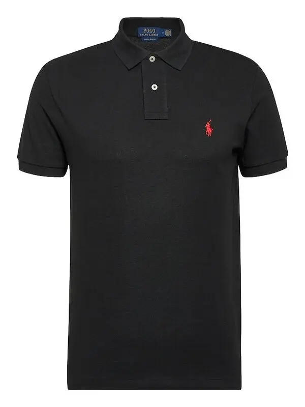 Polo Ralph Lauren Cotton Polo Shirt - Black