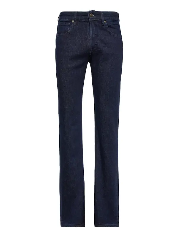 Thom Sweeney Straight Leg Jeans - Blue