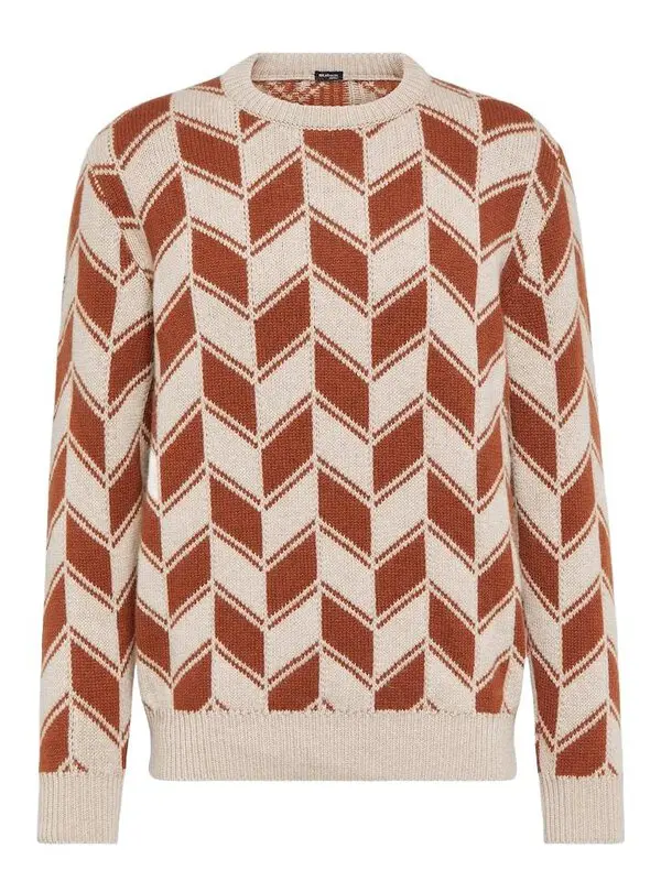 Kiton Cashmere Intarsia Sweater - Multicoloured
